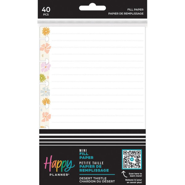Dotted Lined Mini Filler Paper - Desert Thistle – PLAN IT over coffee