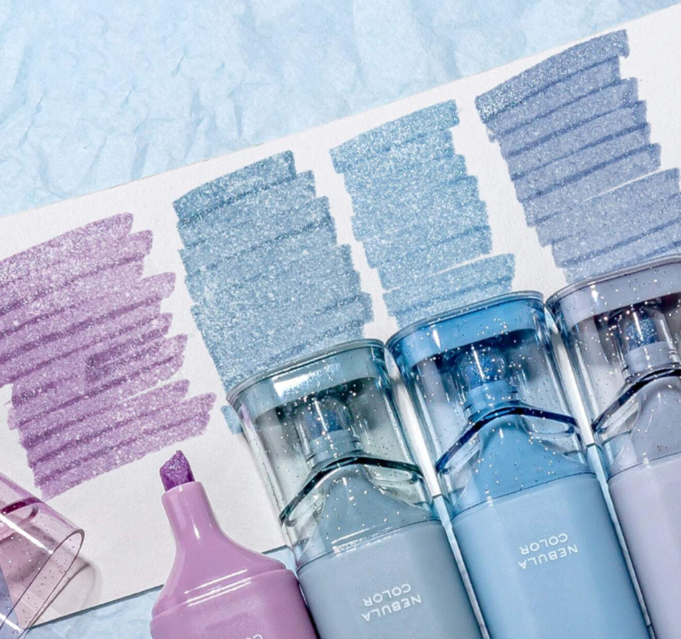 Glitter Cool-Tone Highlighters – PLAN IT over coffee